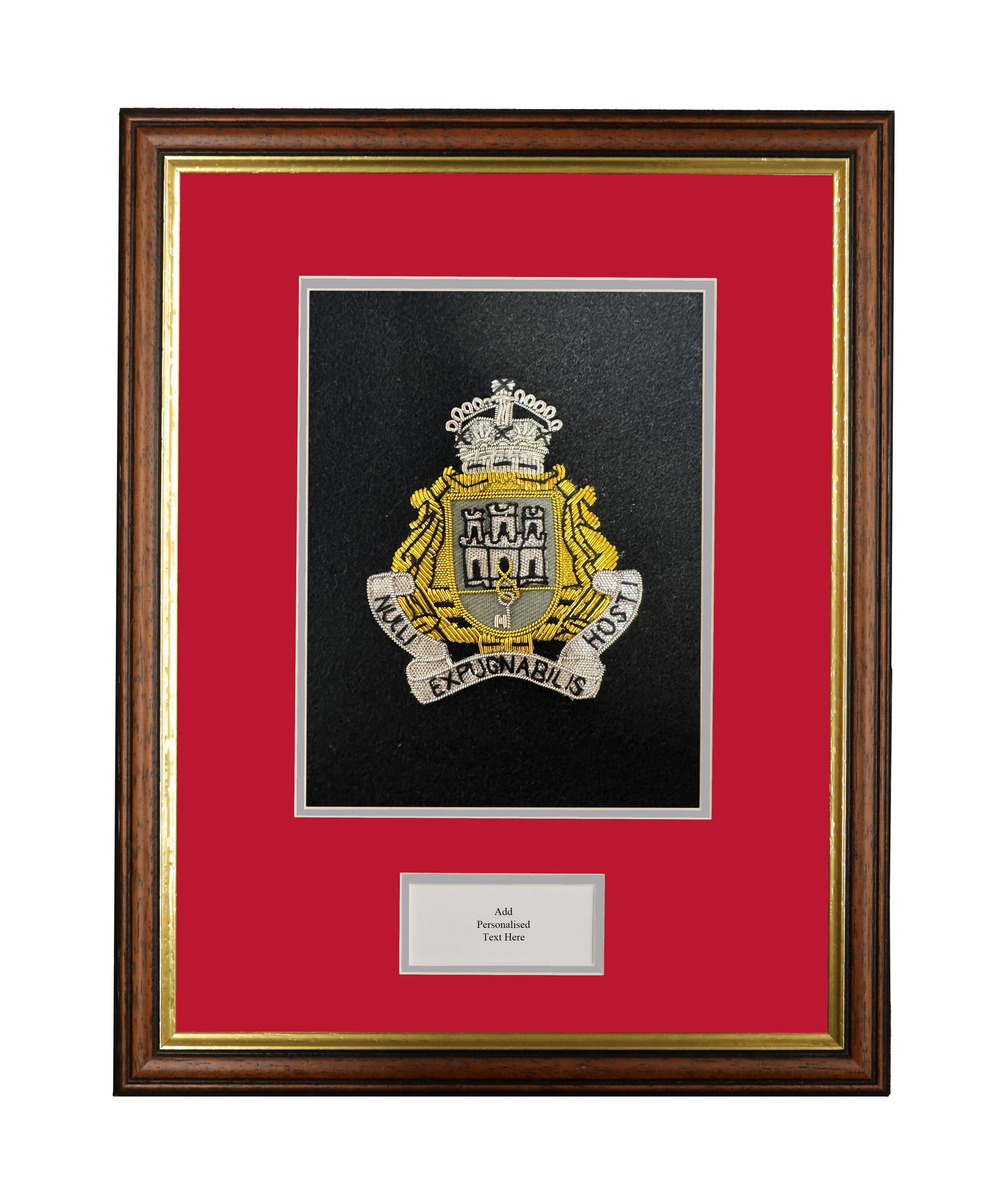Royal Gibraltar Regiment Embroidery Frame – Victoria Prints Limited